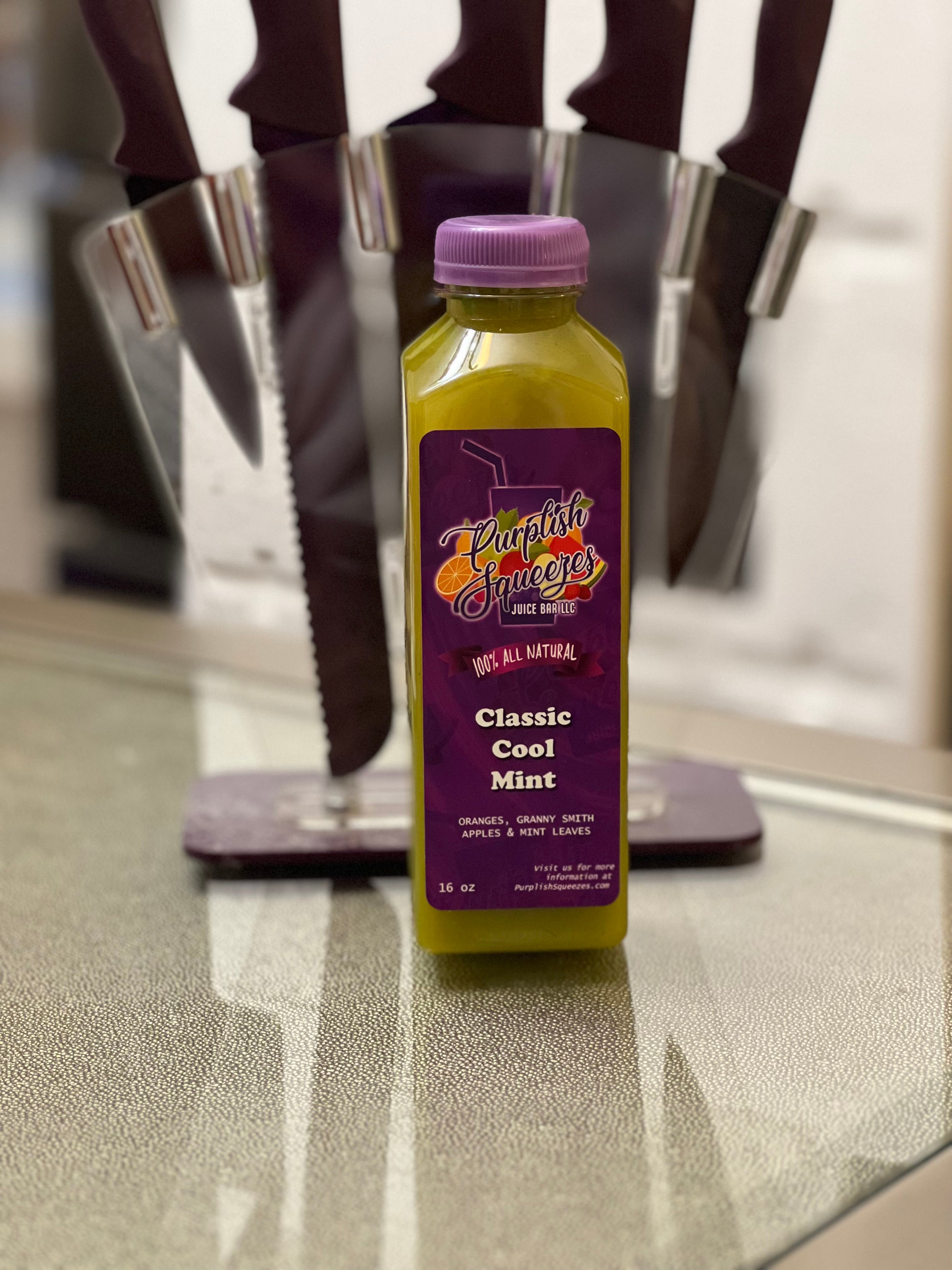 Classic Cool Mint – Purplish Squeezes Juice Bar