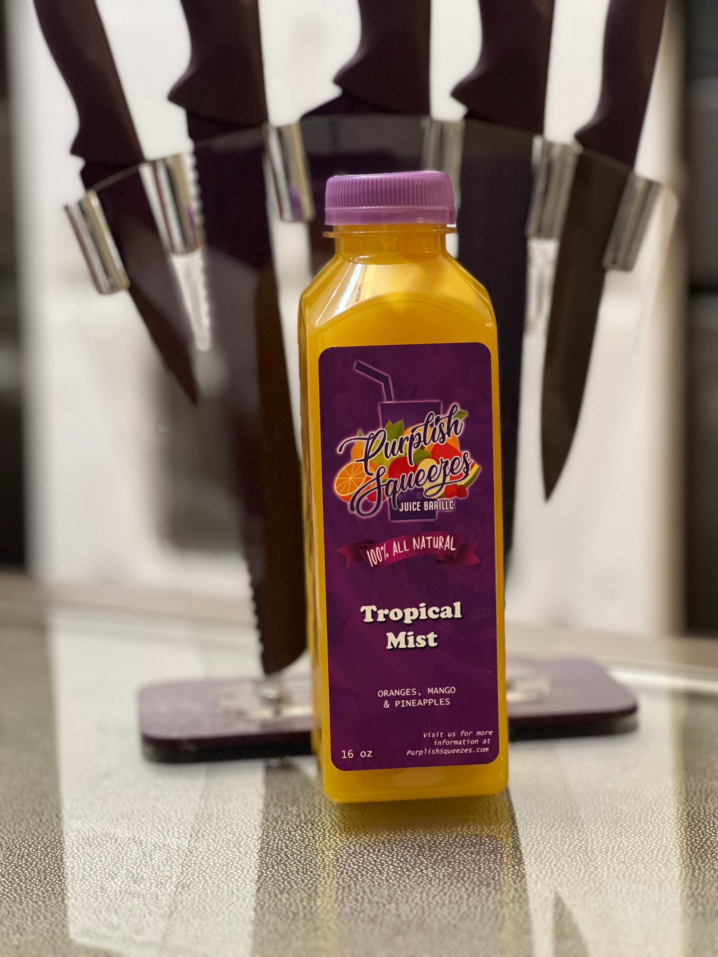 Tropical Mist – Purplish Squeezes Juice Bar